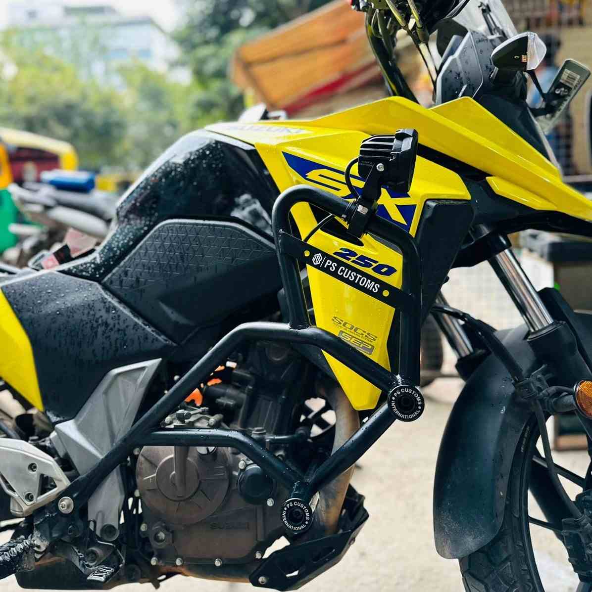 PS Custom Crash Guard – Suzuki V Strom SX 250 Premium HSR Bangalore ...