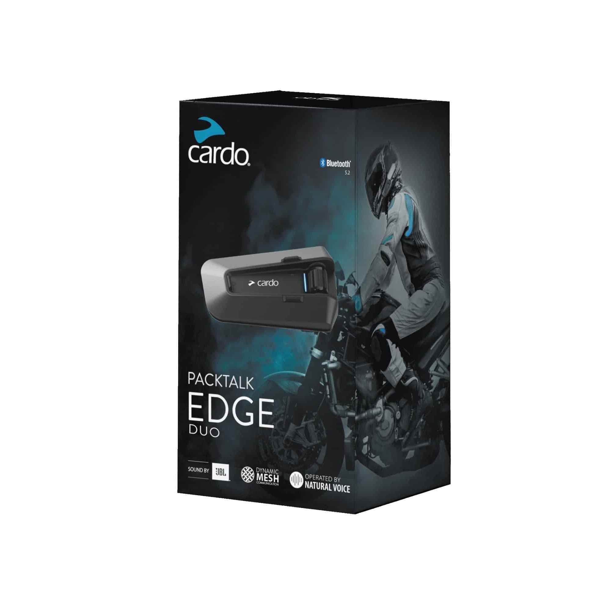 Buy Cardo Packtalk Edge Duo | Mesh Intercom with JBL Sound – Motodrift